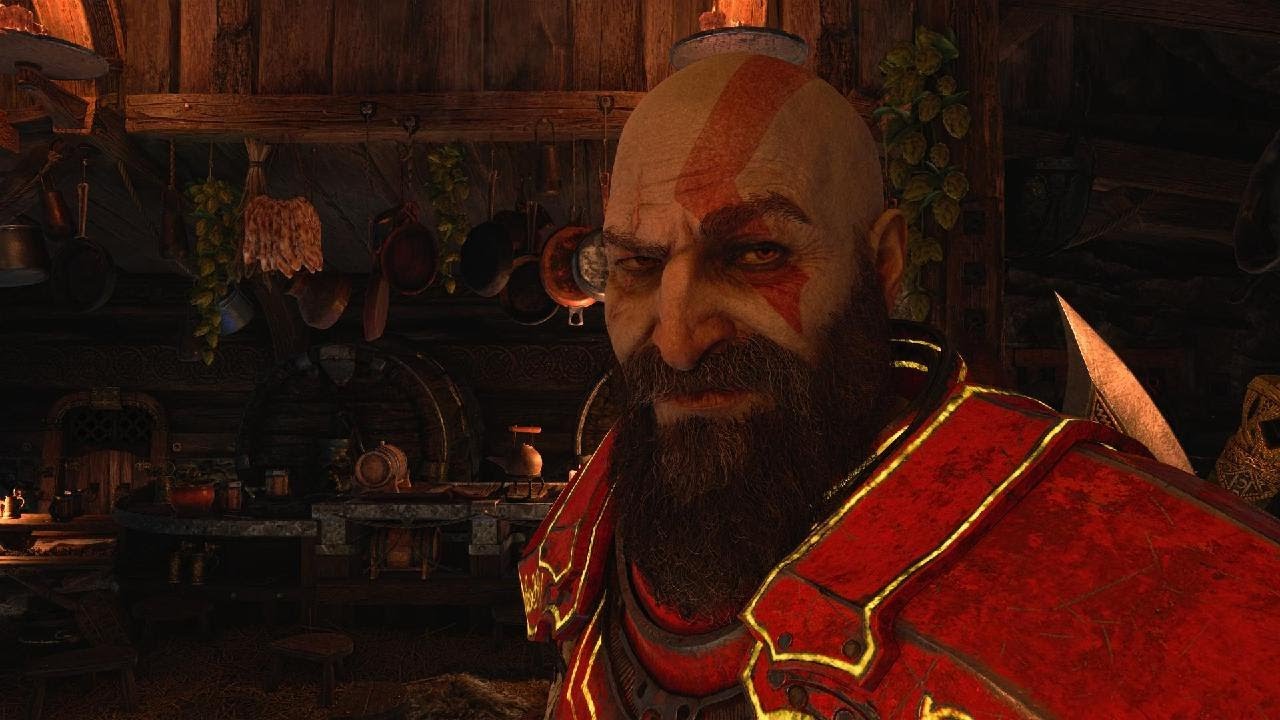 Kratos has the light skin stare - YouTube