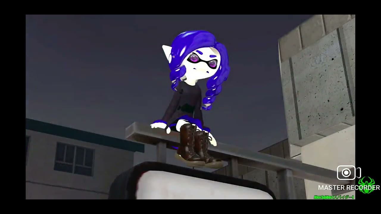 Violet Vamp inkoling girl bat: *truns to normal Violet Vamp inkoling ...