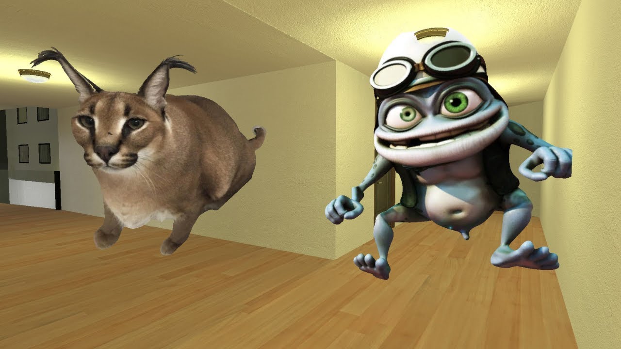 Big Floppa and Crazy Frog nextbot gmod - YouTube