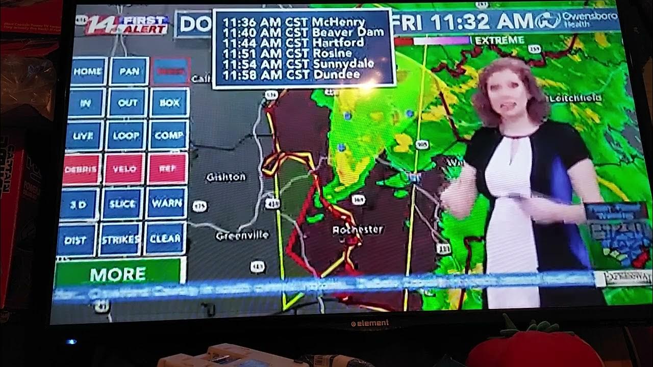 WFIE 14 Severe Weather Coverage 3/2033 Part 1. - YouTube