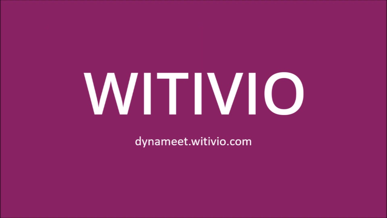 Dynameet by Witivio - YouTube
