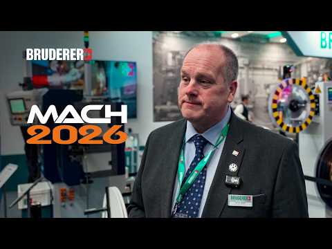 MACH 2026 - Hearing from Adrian Haller, MD of Bruderer UK