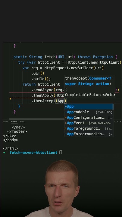 Asynchronously Fetching Content With Client Java Shorts Coding Airhacks Youtube