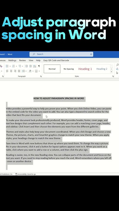 How to change paragraph spacing in Word #minhacademy #mswordtutorial # ...