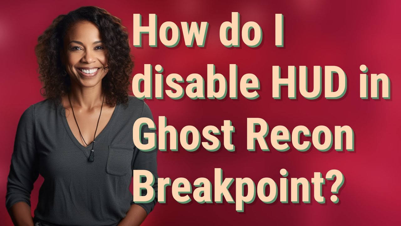 How do I disable HUD in Ghost Recon Breakpoint? - YouTube