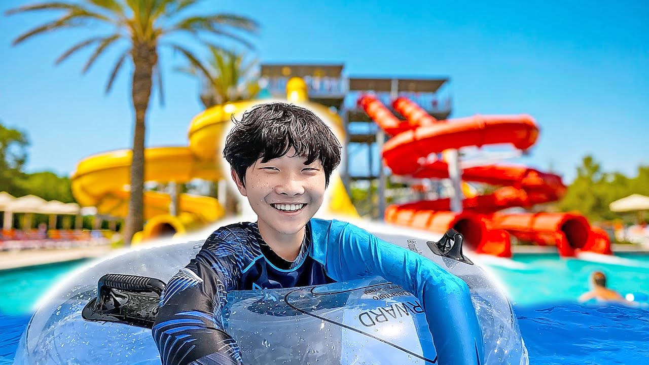 Yejun's Fun Water Park Swimming Day with Family Trip for Kids ...