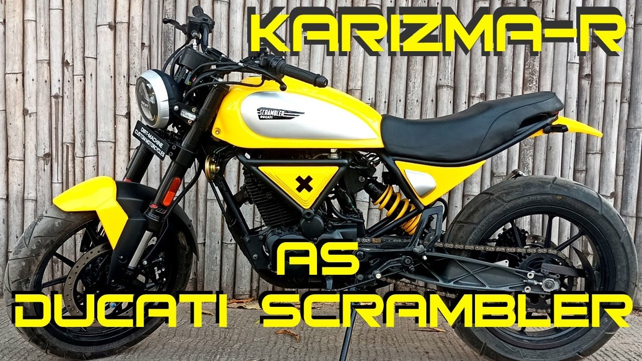 Hero karizma R modified | Ducati scrambler modified | karizma R ...