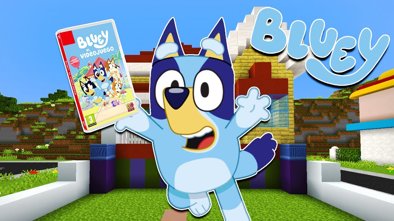 BLUEY JUEGA a BLUEY EL VIDEOJUEGO | Las Aventuras de BLUEY en Minecraft ...