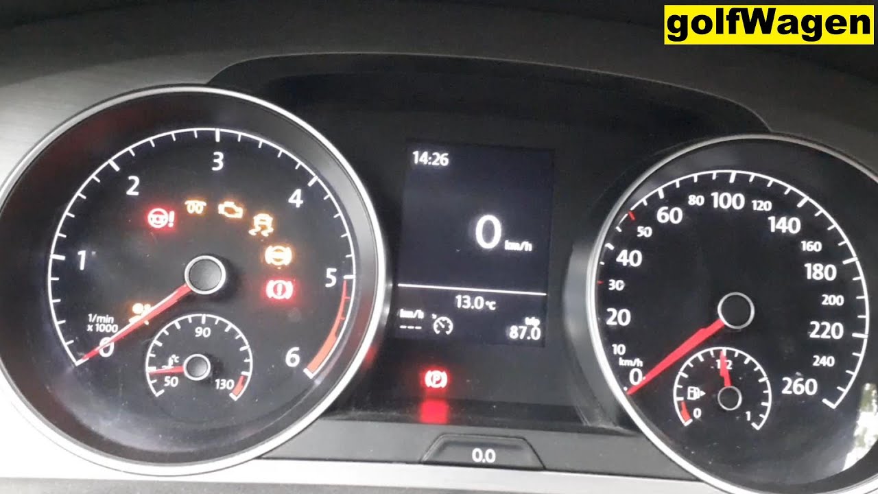 VW Golf 7 want start fuel pump module fuse P025C - YouTube