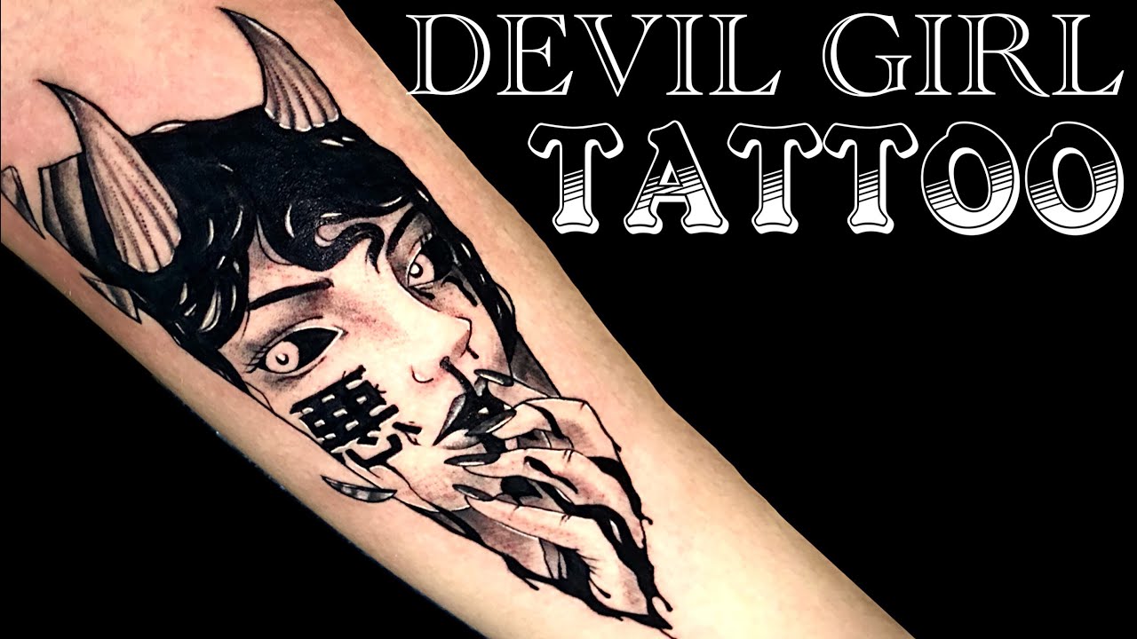 Devil Girl Tattoo Designs