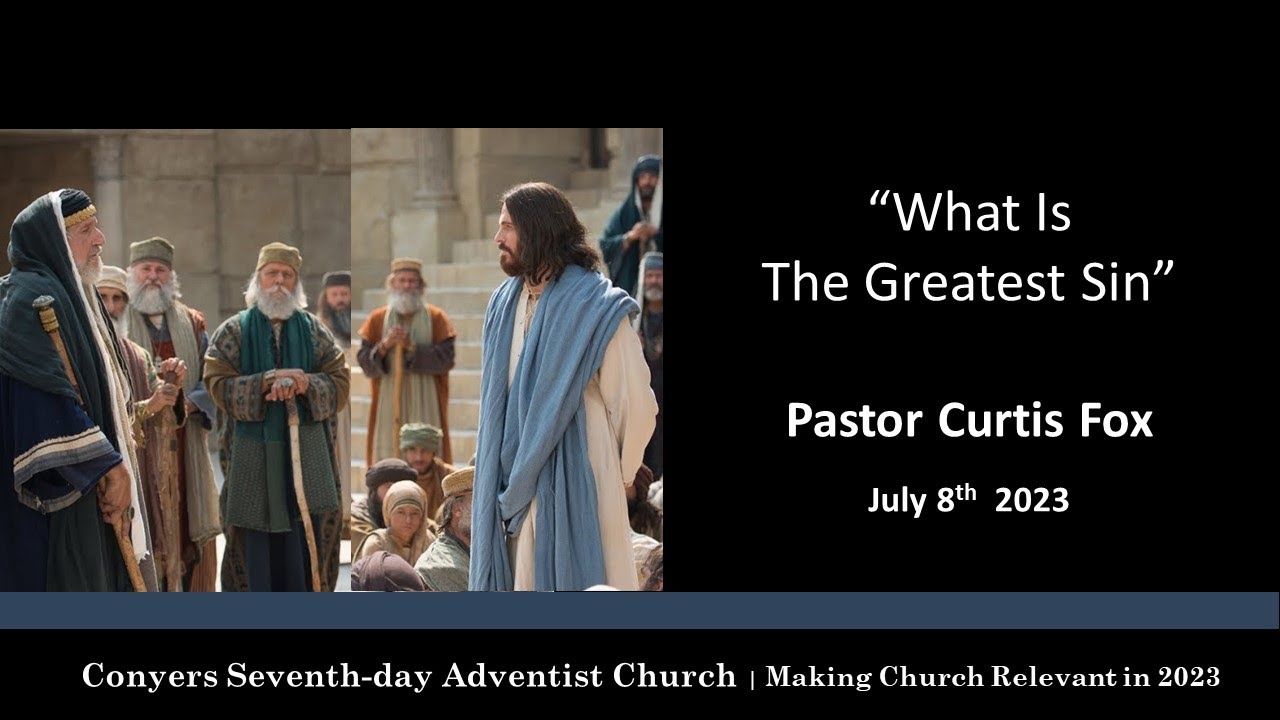 "What is the Greatest Sin?" - YouTube