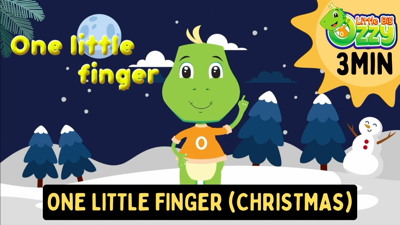 One Little Finger (Christmas Edition) | Nursery Rhymes | Children ...