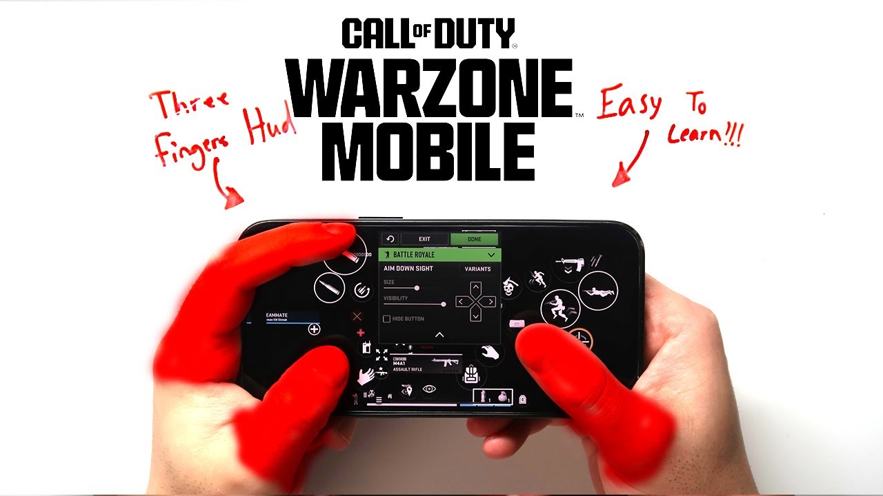 Best 3-Finger Hud in Warzone Mobile! (Explained) - YouTube