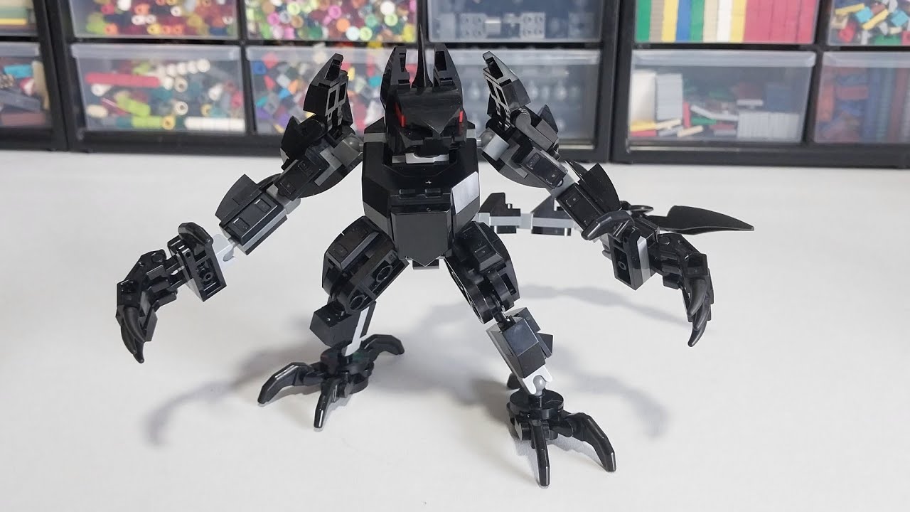 LEGO Black Demon Mech Moc - YouTube