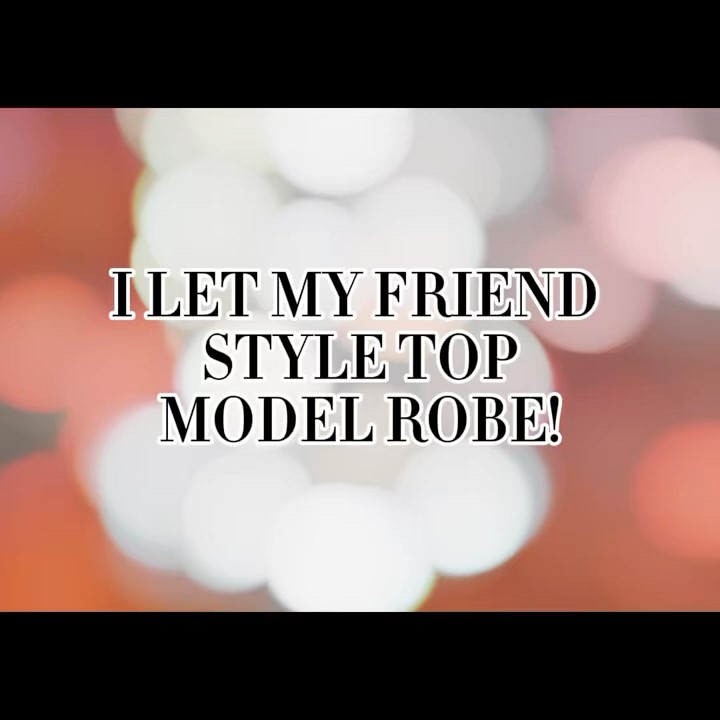 DRESS TO IMPRESS I LET MY FRIEND STYLE TOP MODEL ROBE! #roblox #dti # ...