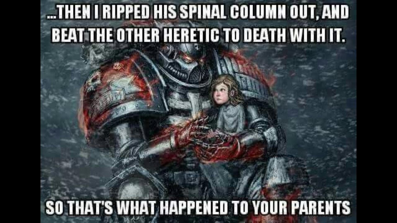 Voicing Random Space Marine Memes - YouTube