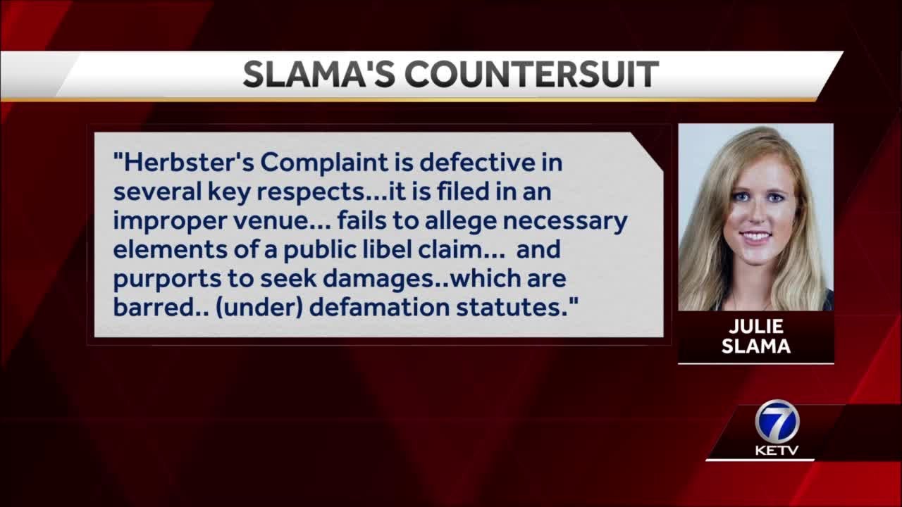 Julie Slama files counterclaim against Charles Herbster - YouTube