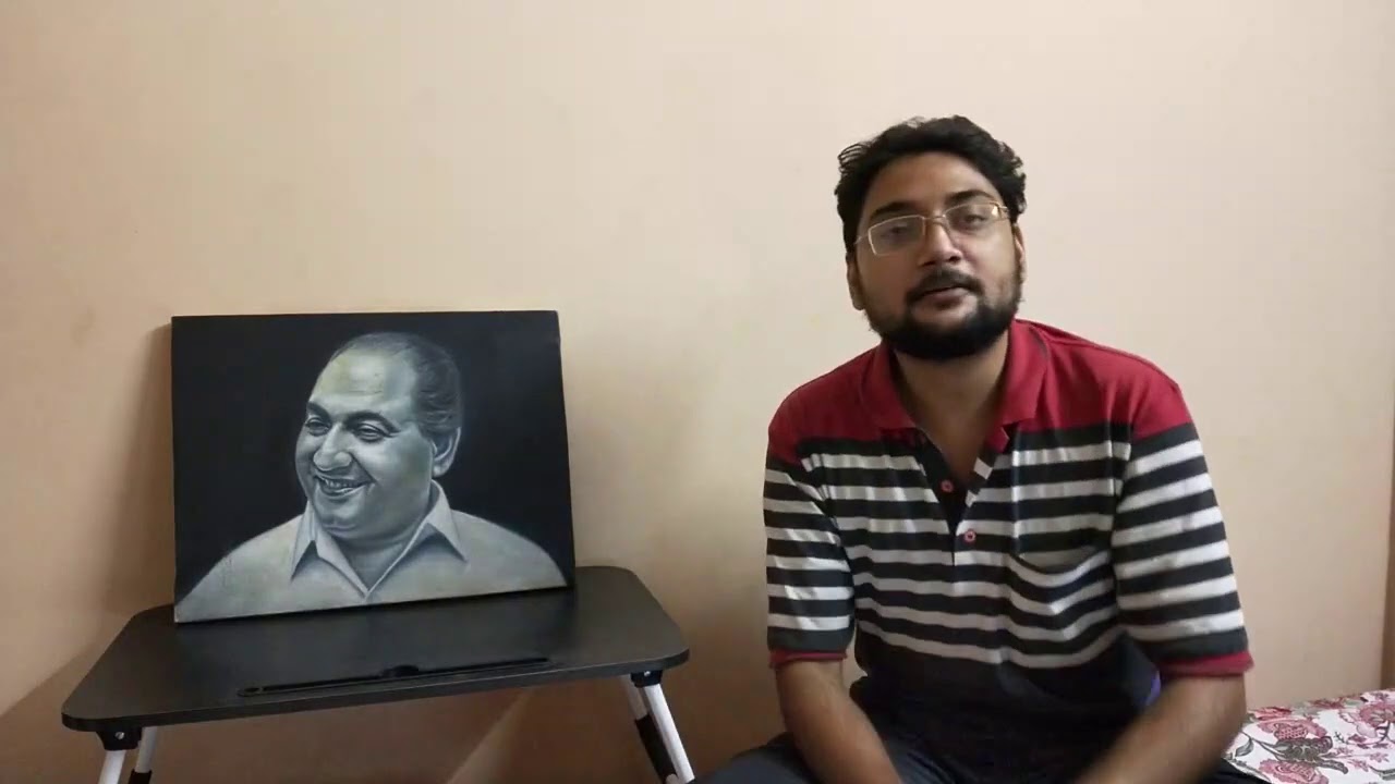 Tribute to Rafi Sahab by Shri. Swarup Sarkar - Kolkata - artist - YouTube