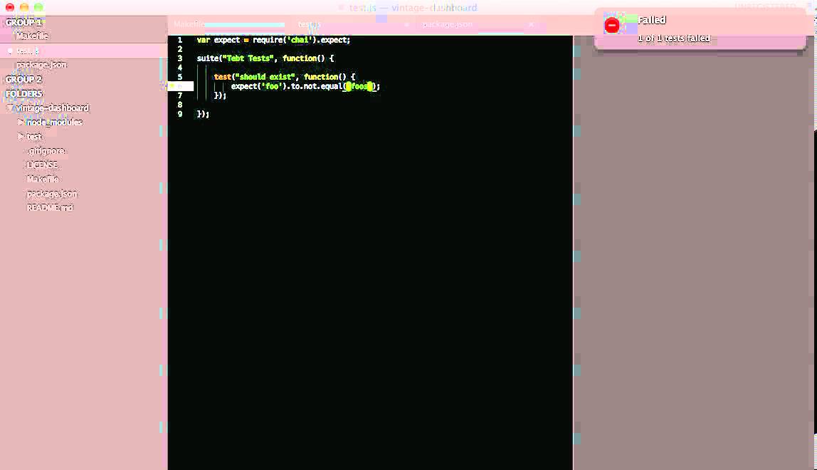 node + mocha + growl notifications - YouTube