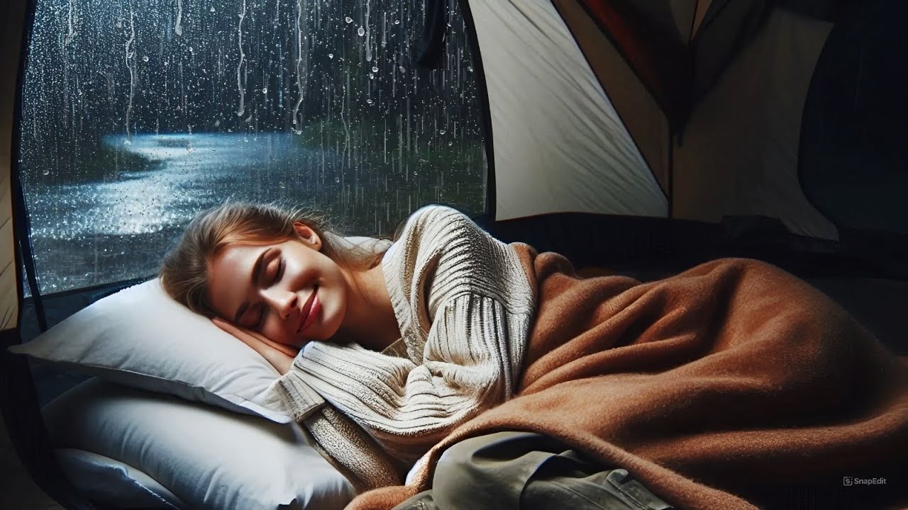 Be Free from Insomnia. Enjoy the Rain Sounds in Your Personal Tent ...
