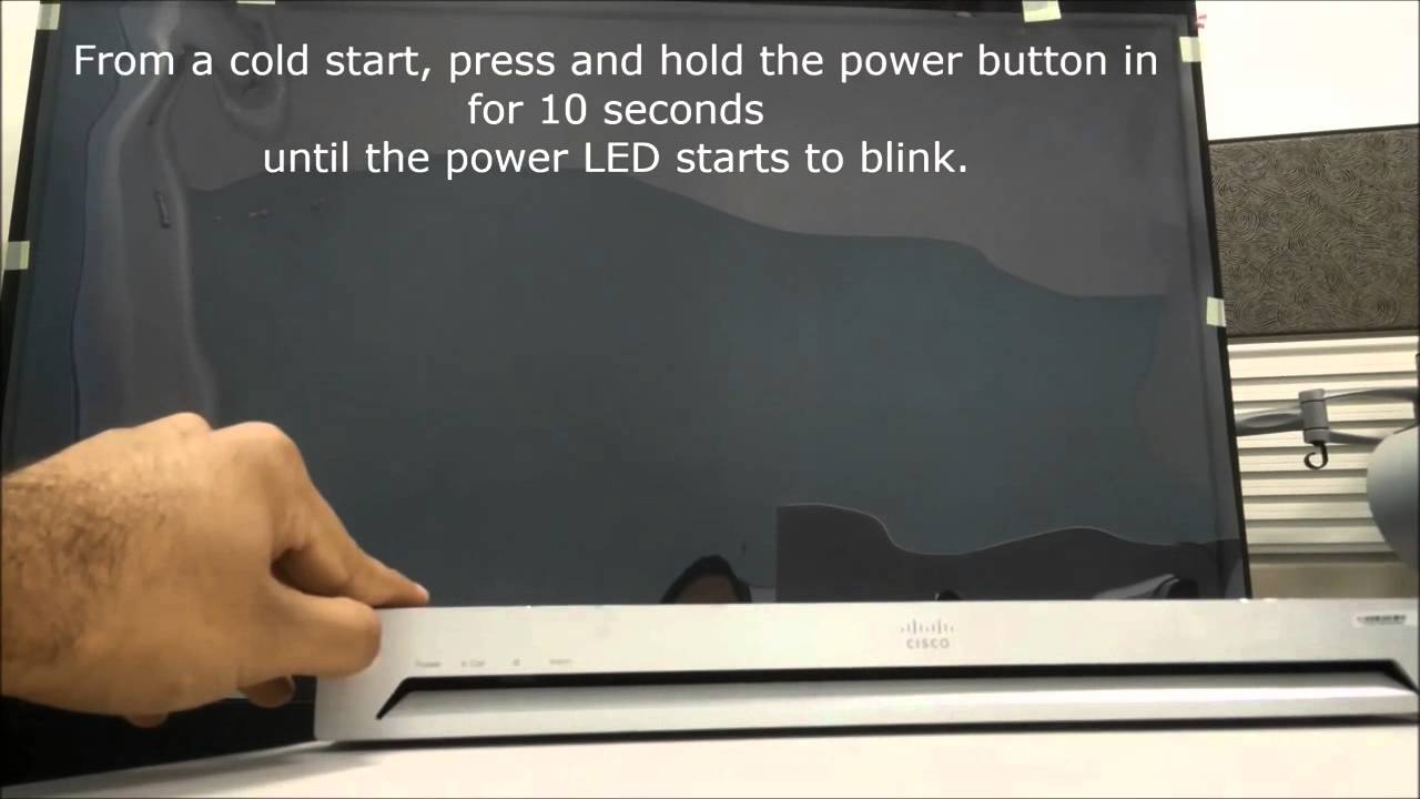 Factory Reset Sx80 endpoint - YouTube