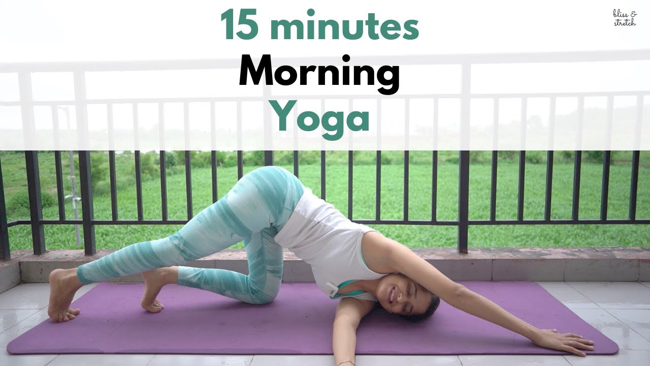 15 min Morning Yoga Stretch & Breath - YouTube