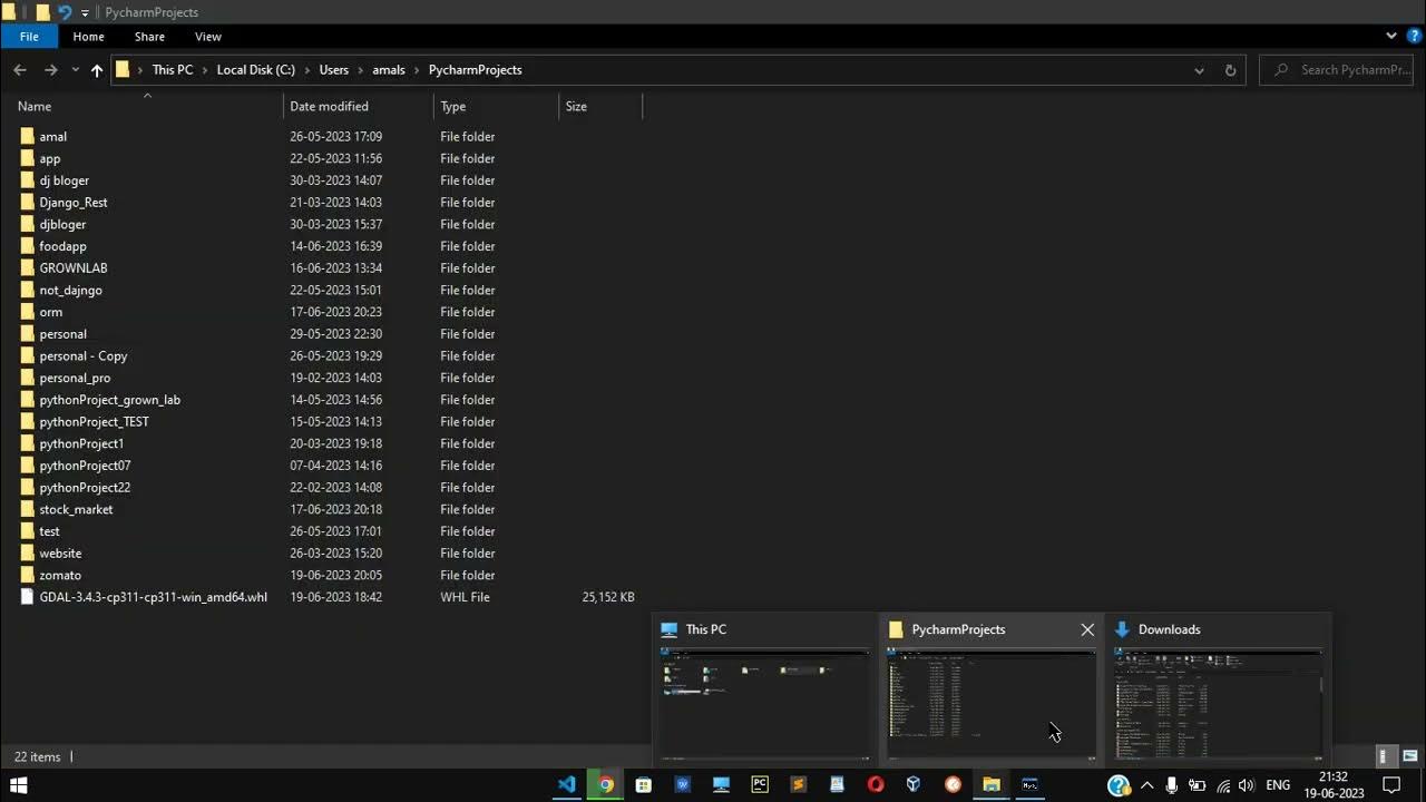 Installing GDAL on window using pip - YouTube