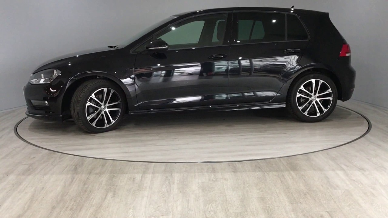 golf r line black - YouTube