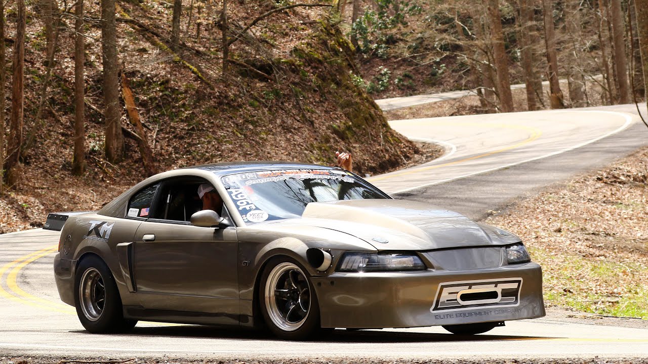 1,200 plus hp DRAG CAR Takes on the Tail of The Dragon!! - YouTube