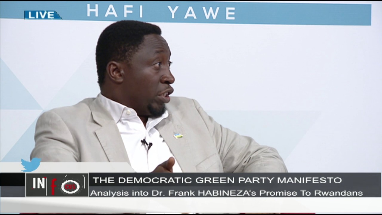 #InFocusRW: Analysis of The Democratic Green Party Manifesto - YouTube