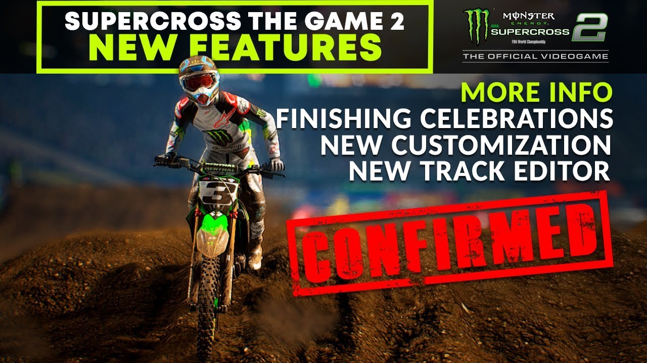 Supercross The Game 2 - *CONFIRMED NEW FEATURES* - Finishing ...