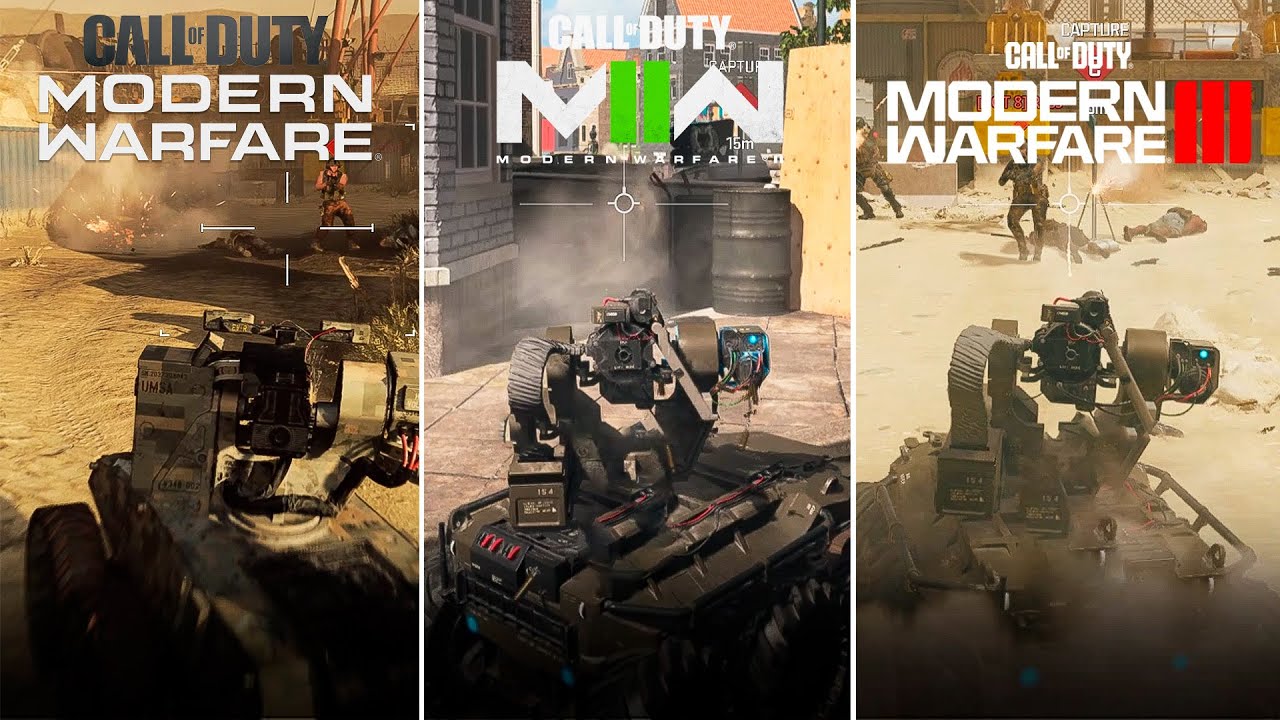 Call of Duty Modern Warfare vs MW2 vs Modern Warfare 3 - Killstreak ...