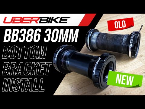 Uberbike BB386 30MM Mountain Bike Bottom Bracket Install - YouTube