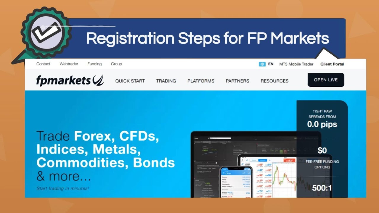 FP Markets Account Registration Guide - Quick and Easy Step - YouTube