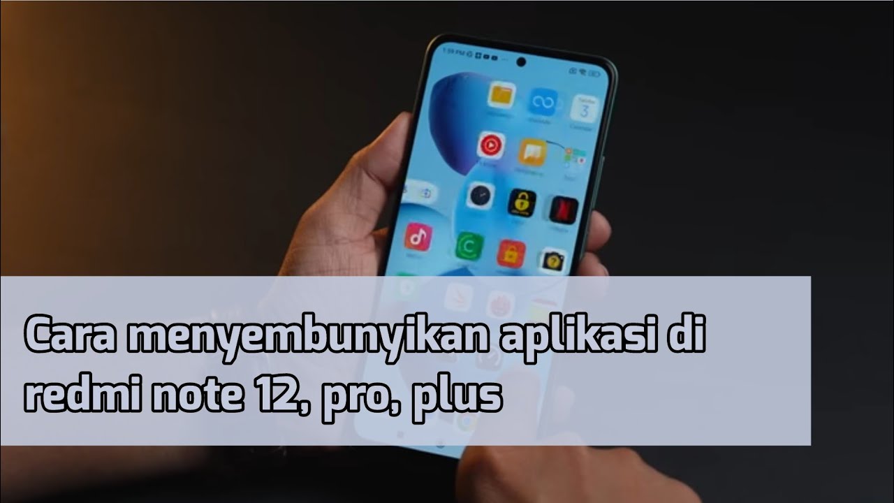 Cara menyembunyikan aplikasi di redmi note 12, pro, plus - YouTube