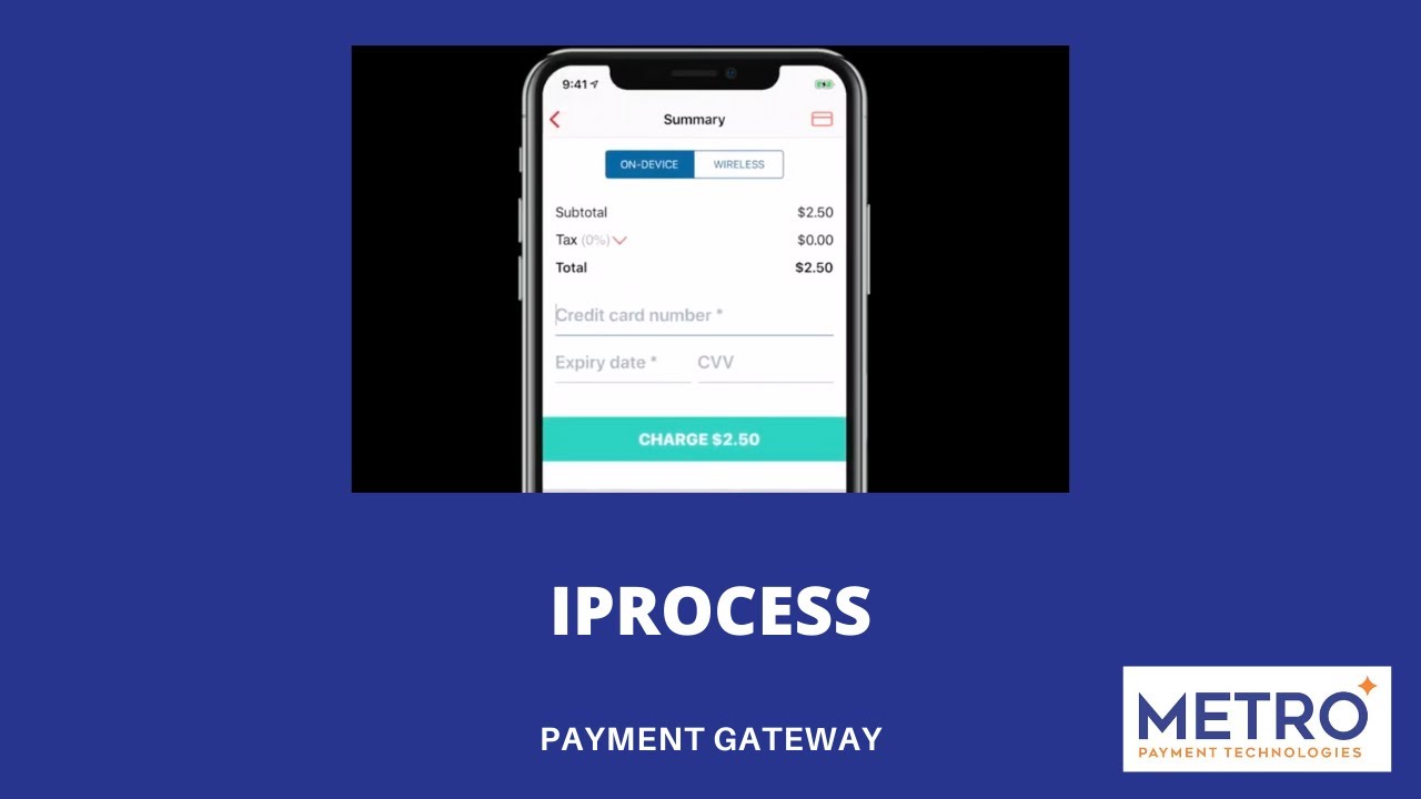 iProcess iOS - Metro Payment Gateway - YouTube