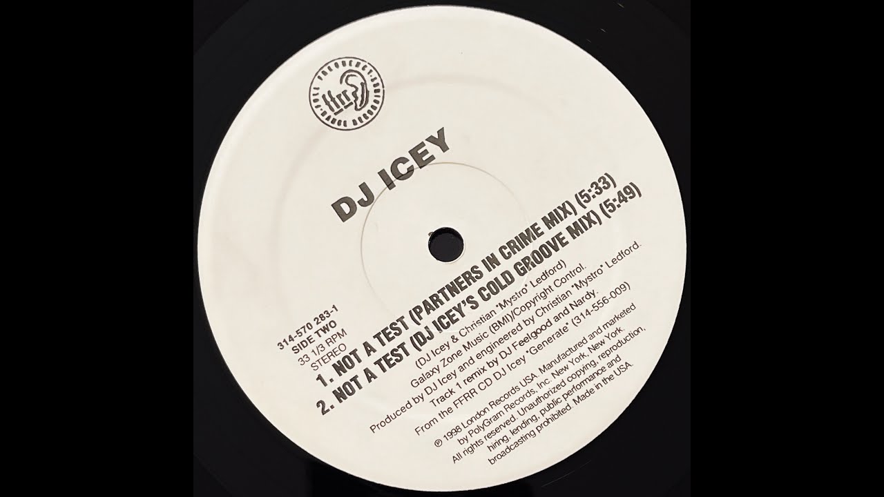 DJ Icey - Not A Test (DJ Icey's Cold Groove Mix) - YouTube