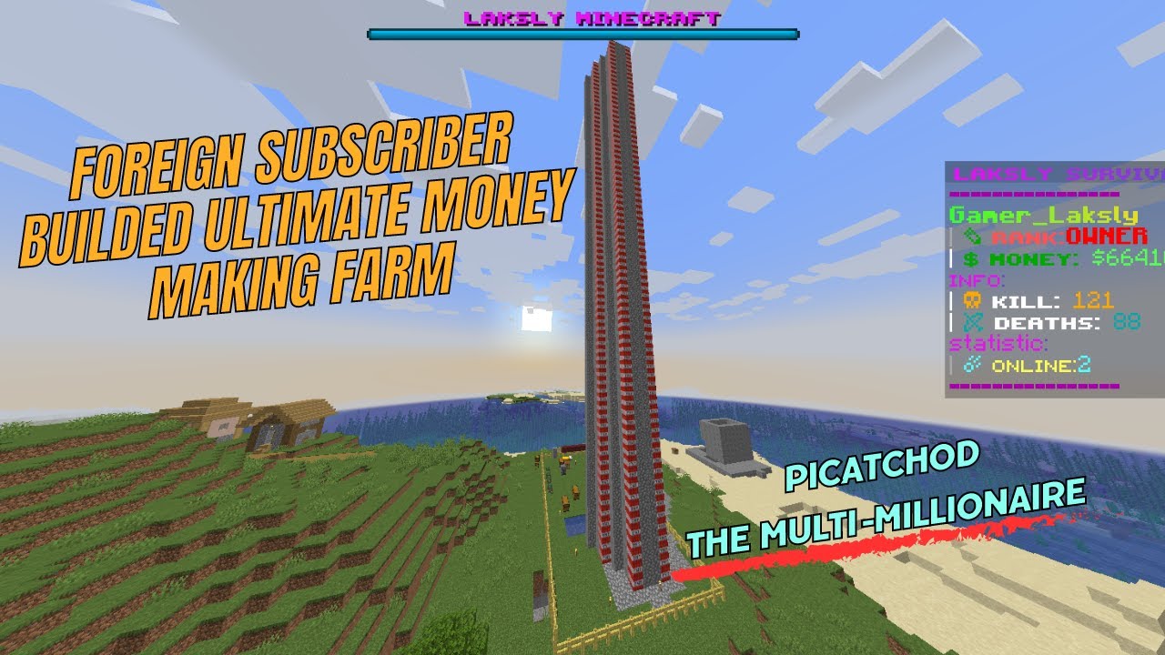 Subscriber Made A Wool Farm And Destroyed It | The Pro Redstone Builder ...