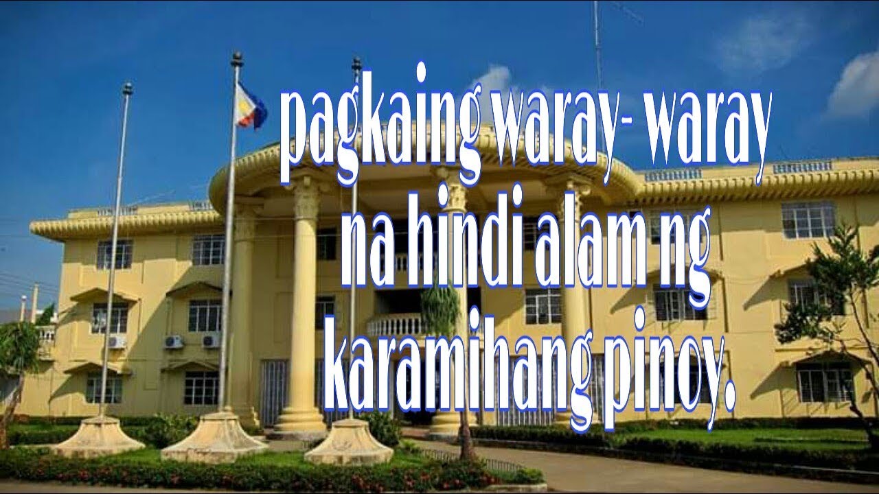 Mga pagkaing waray-waray na hindi alam ng karamihang filipino - YouTube