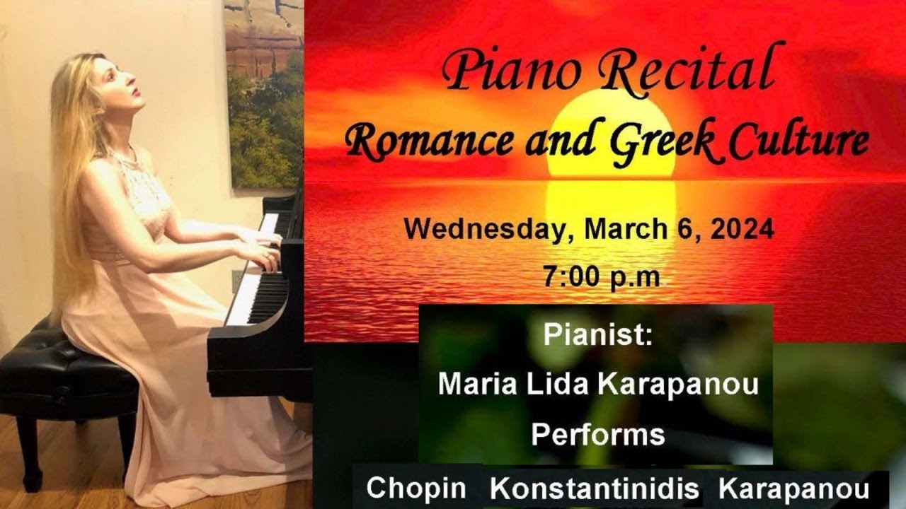 PIanist Maria Lida Karapanou - YouTube