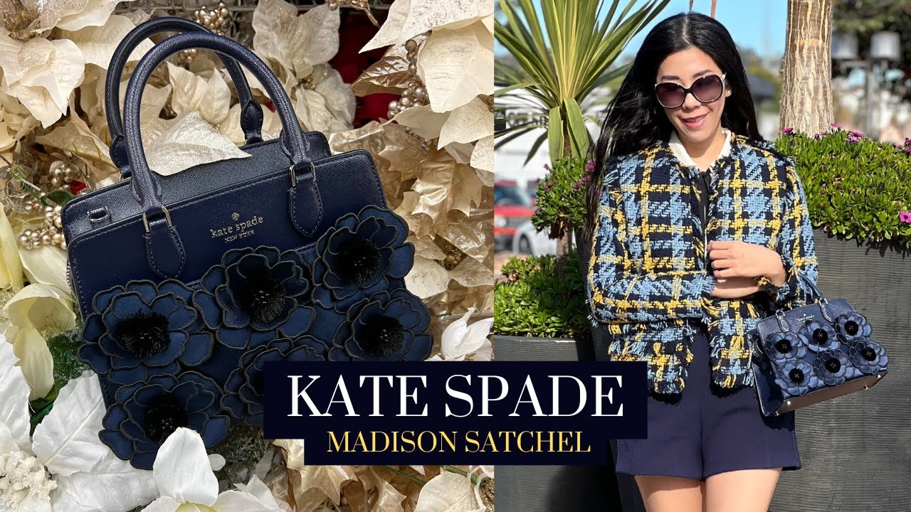 Kate Spade Embroidered Flower Madison Bag Unboxing and Review | Cute ...