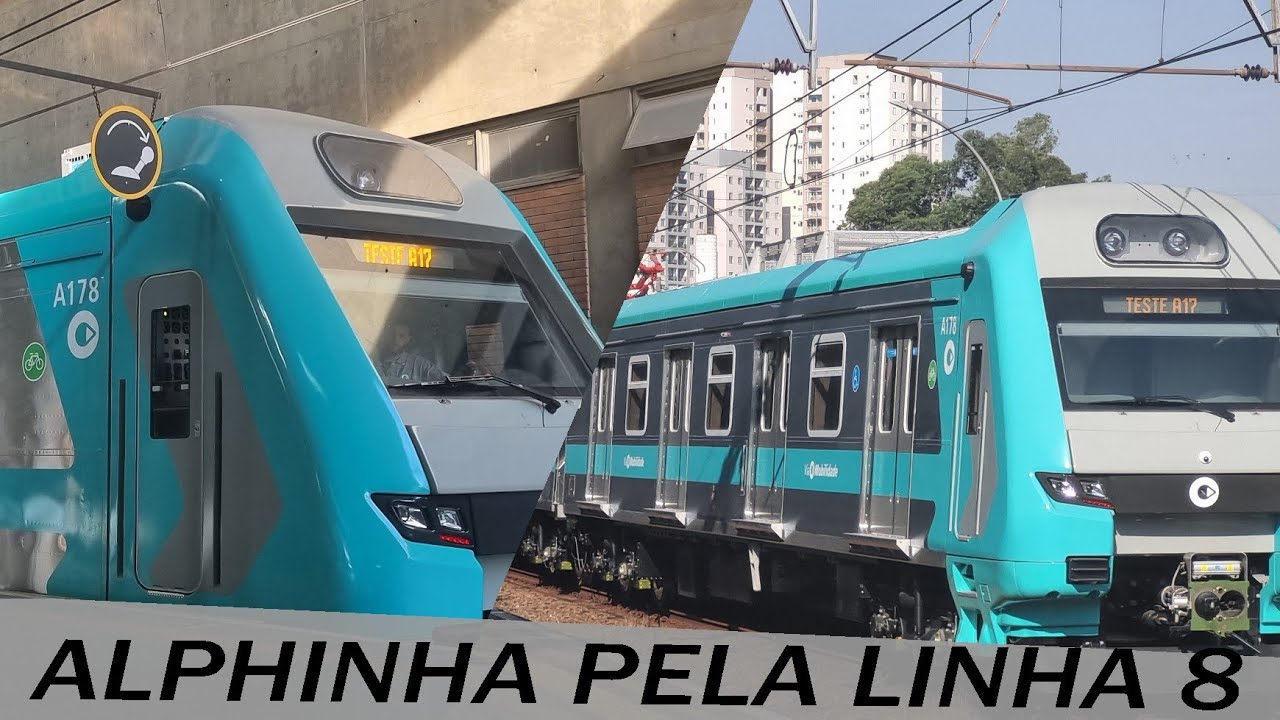 Serie 8900 em testes pela Linha 8 Diamante - YouTube