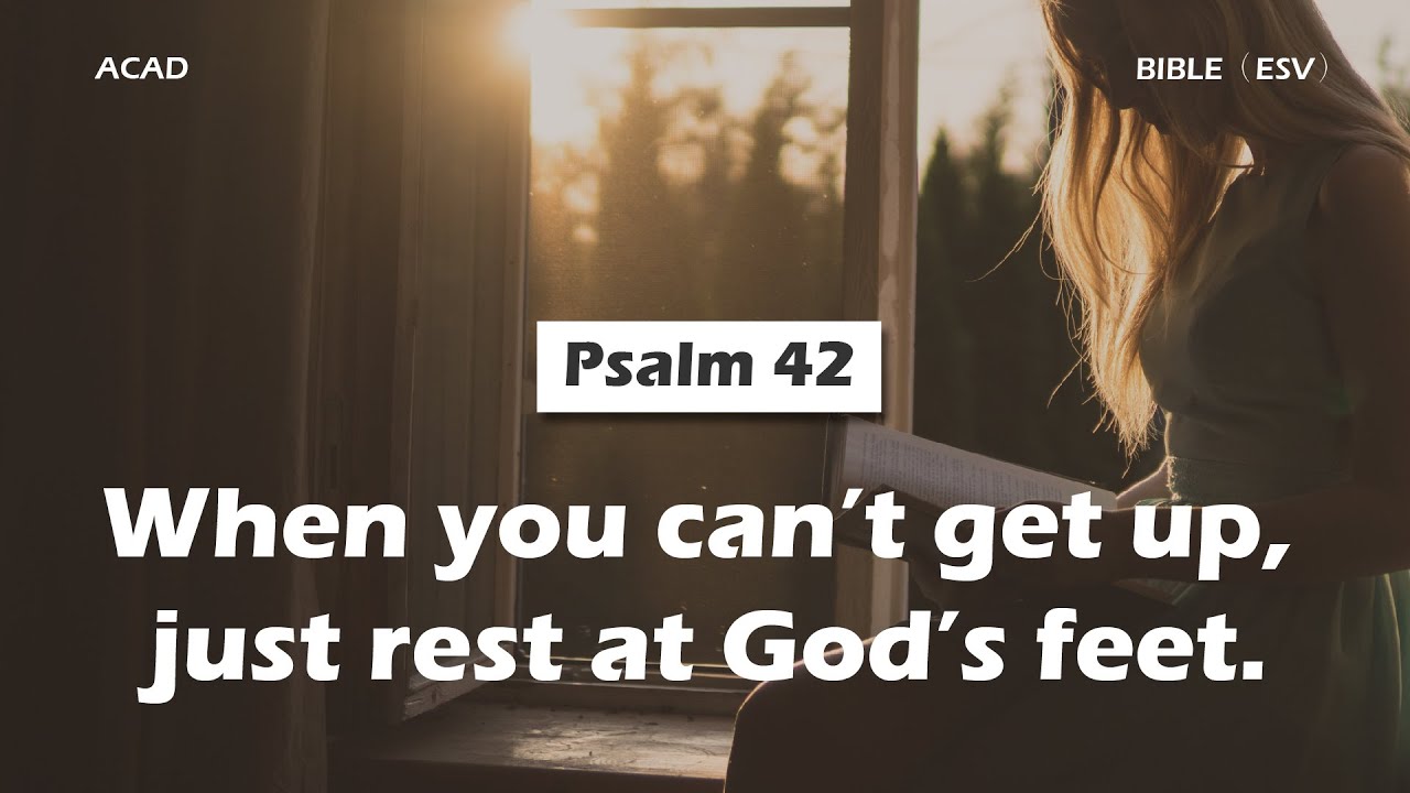 Psalm 42 】When you can’t get up, just rest at God’s feet. ｜ACAD Bible ...