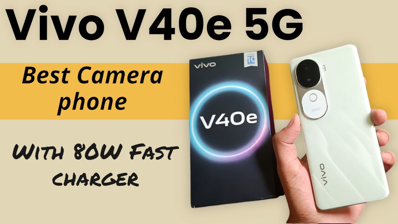 Vivo V40e 5G Unboxing & Review | Look Dimensity 7300, crazy camera ...
