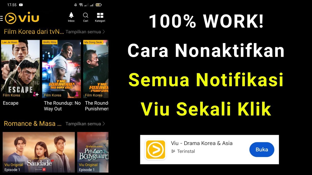 Cara Menonaktifkan Notifikasi Viu | Cara Memblokir Notifikasi Aplikasi Viu - YouTube