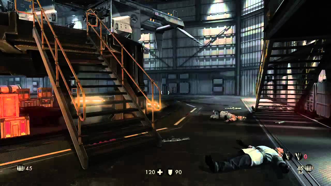 Wolfenstein: The New Order big robot boss - YouTube