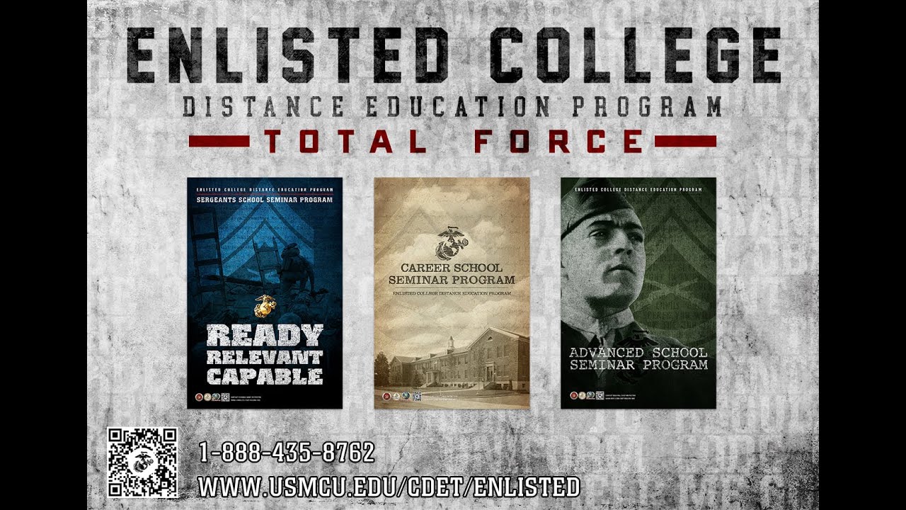 2-24 Enlisted College Graduation Quantico - YouTube