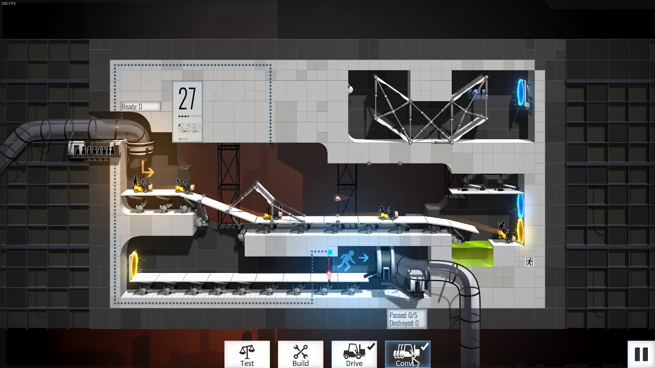 Bridge Constructor Portal Level 27 - YouTube