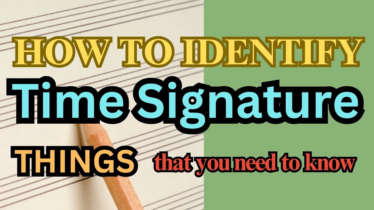 How To Identify Meter Time Signature Of A Piece YouTube How To Identify Meter Time Signature Of A Piece YouTube