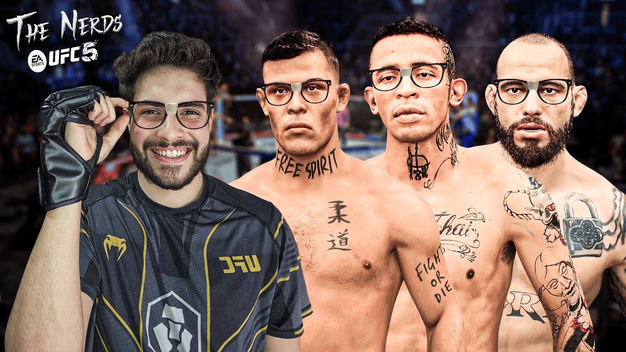 FIGHTING NERDS DOMINANDO TUDO E TODOS NO UFC 5 - YouTube